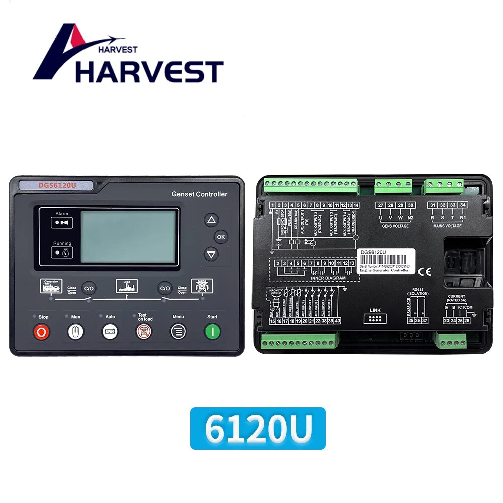 Контроллер генератора ezhiyuan 6110U 6120U 6120U
