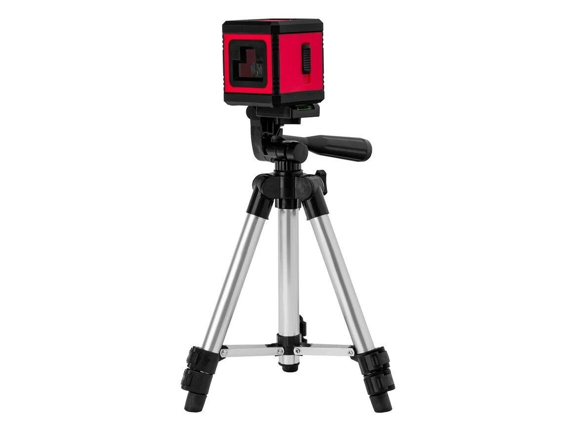 Лазерный уровень XQB GREEN Pro SET, 20 м, зеленый луч, батарейки, штатив MTX