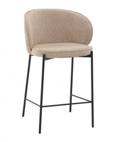 Стул полубарный Stool Group Тисдейл букле бежевый