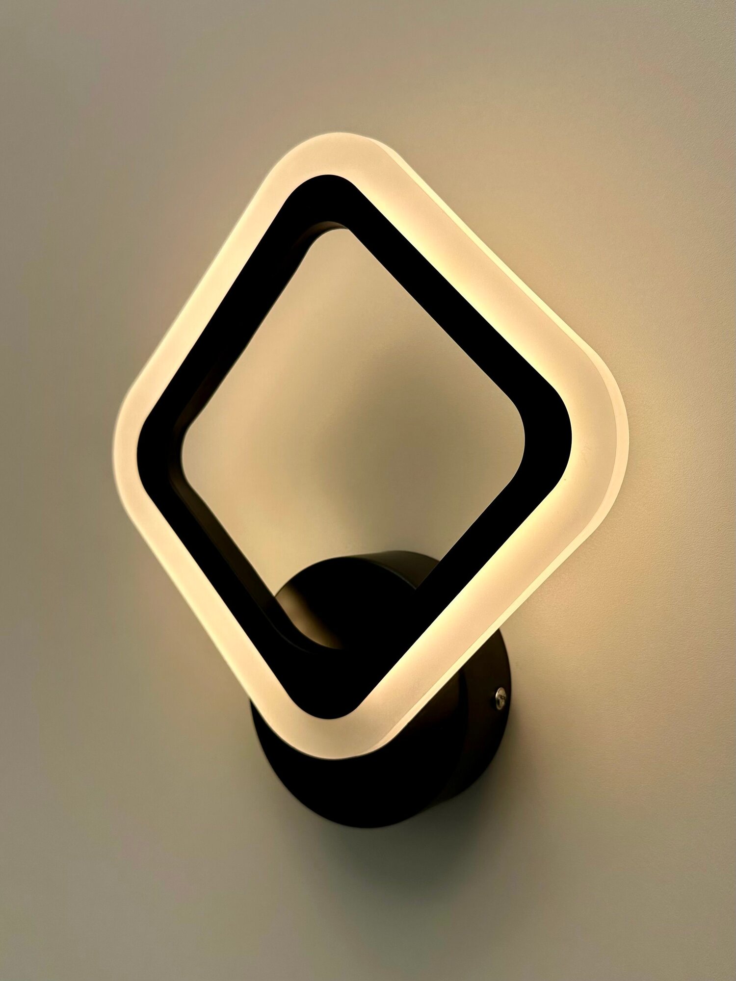 Свет Столицы Бра настенная светодиодная черная, 16 Вт