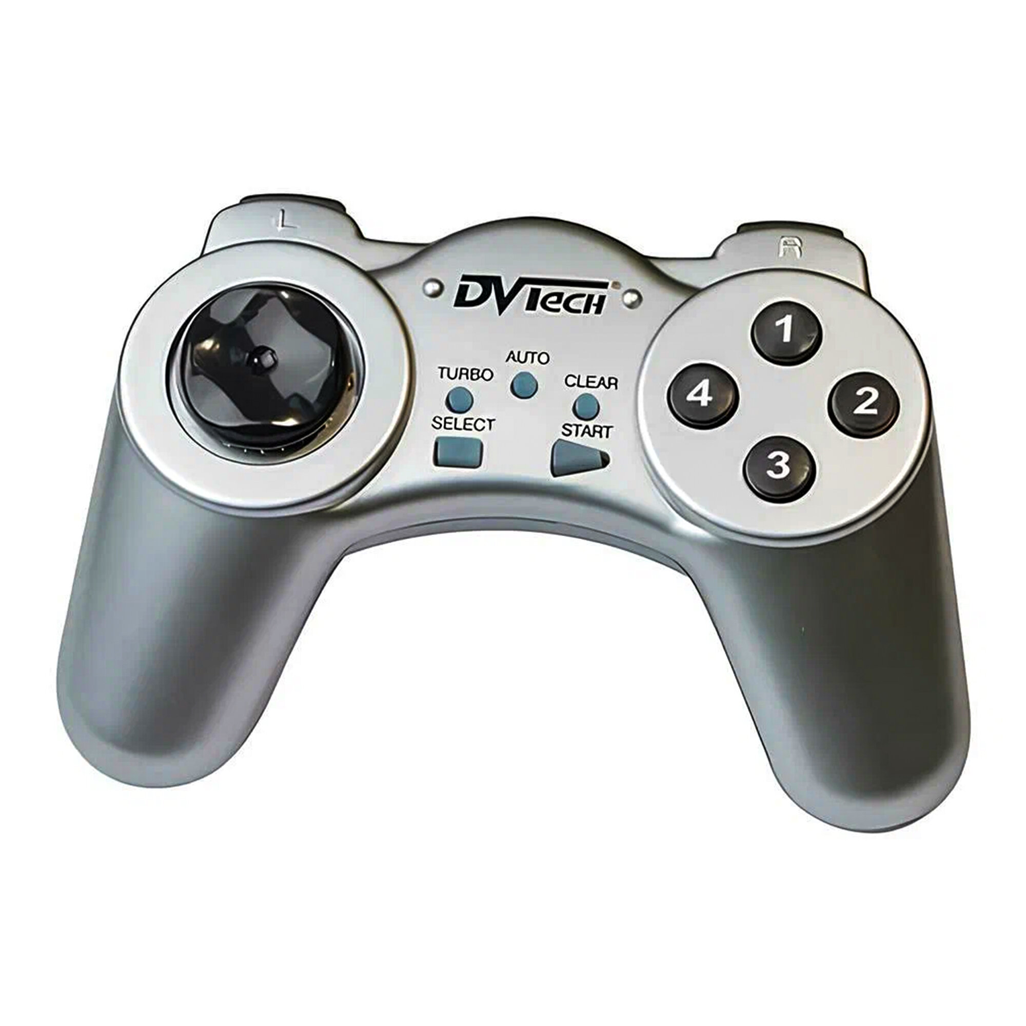 Джойстик PC DVTech JS19 Gear, проводной, USB, 17 кнопок, серебро