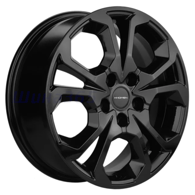 Литой колесный диск Khomen Wheels KHW1711 (DFM AX 7) 6,5x17/5x108 ET43 D65,1 Black