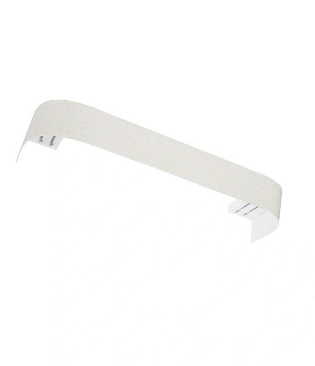 Карниз Легранд Монолит 7 см с/п 2 м двухрядный бежевый-лен для штор и тюля