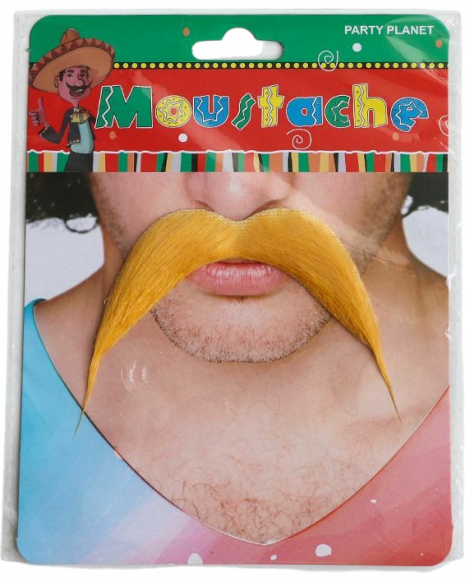 Усы карнавальные рыжие