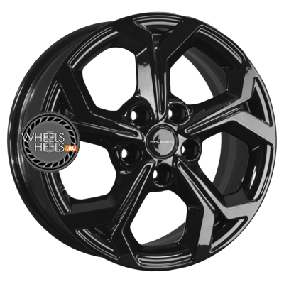Диск автомобильный литой Khomen Wheels KHW1606 (Huyndai/Kia) 16x6.5 5x114.3 et43 dia67.1 Black