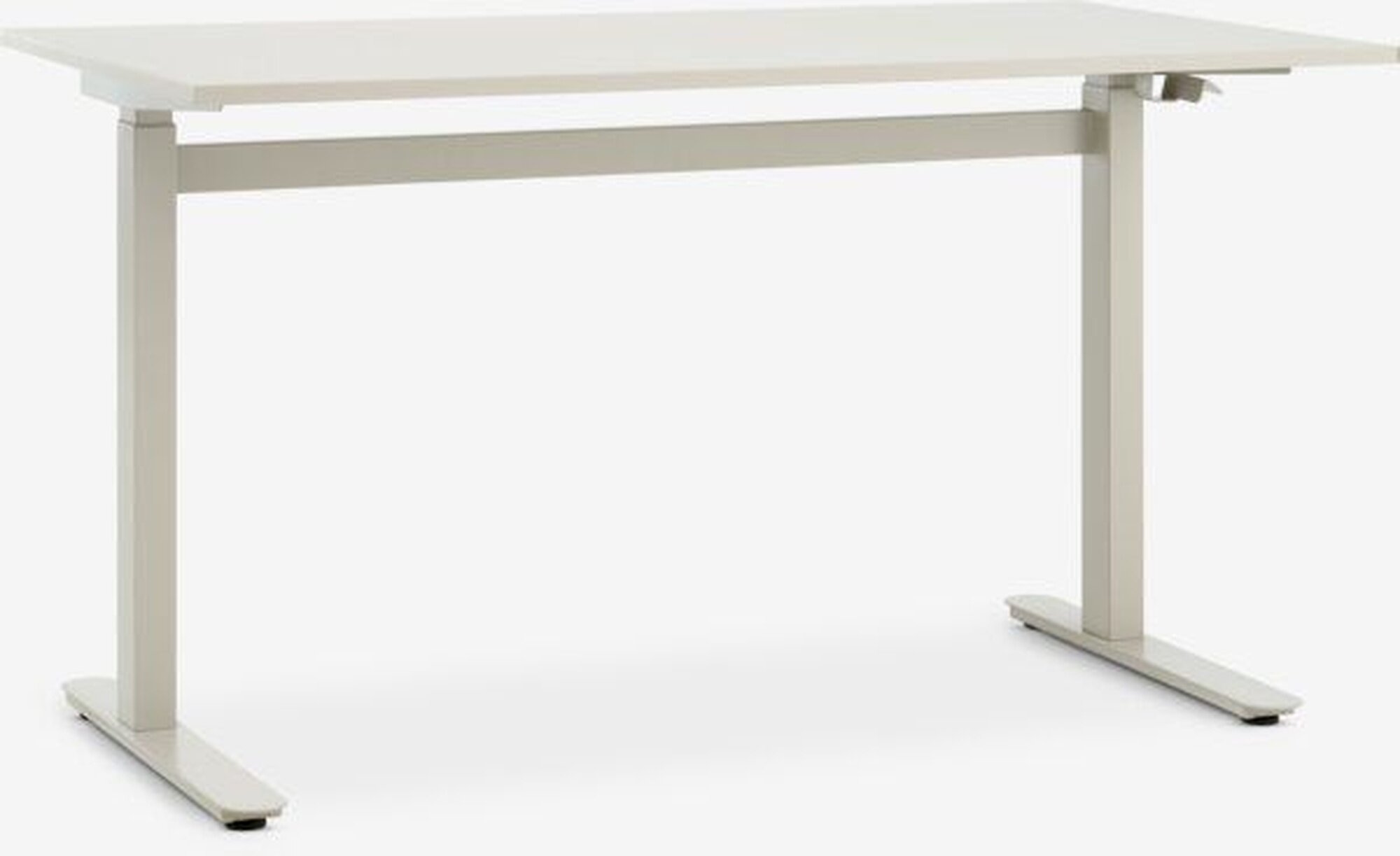 Стол Jysk LUNDTOFT, регулировка по высоте, шпон и сталь, 70х130х114 см