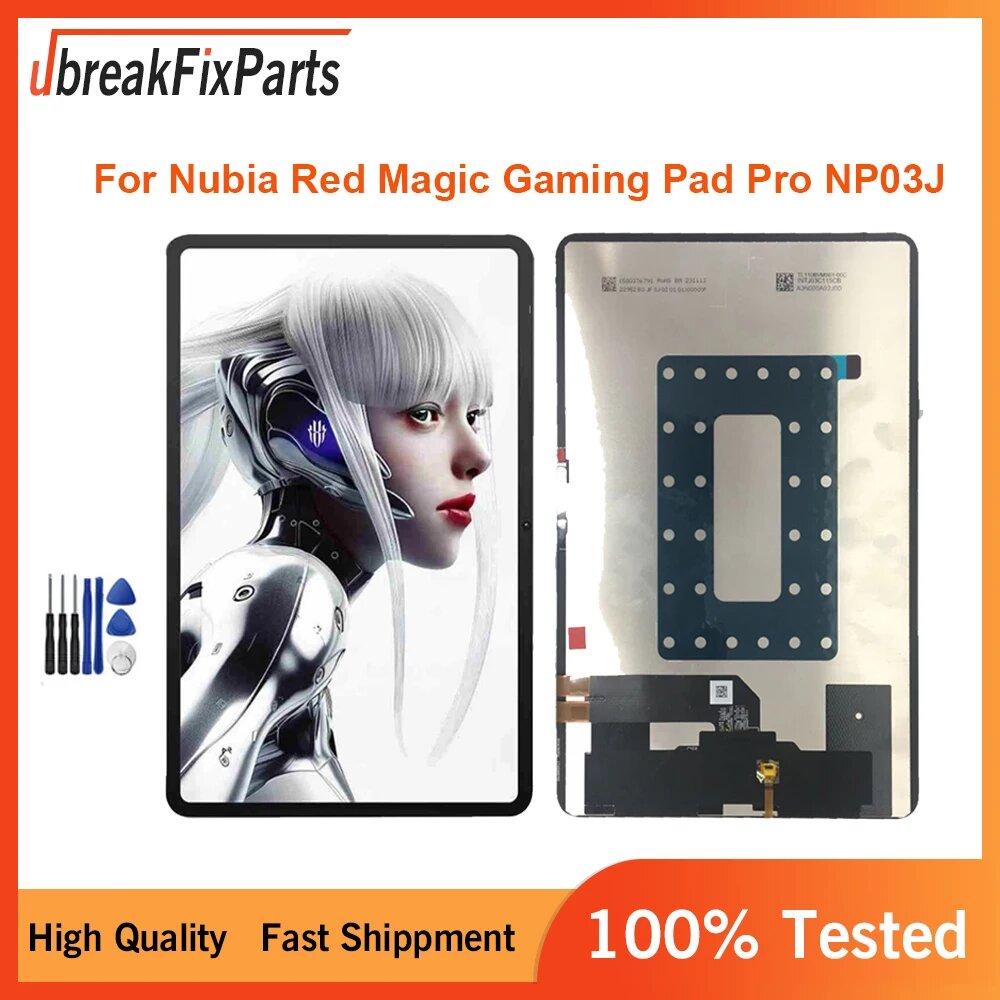 10,9-дюймовый ЖК-дисплей для Nubia Red Magic Gaming Pad Pro NP03J, сенсорный экран с дигитайзером в сборе