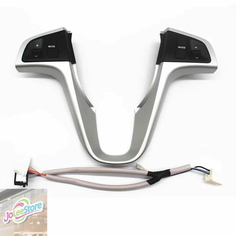 Кнопки на руль Hyundai Solaris с 2011 по 2016 / кнопки управления с рамкой на руль хендай солярис