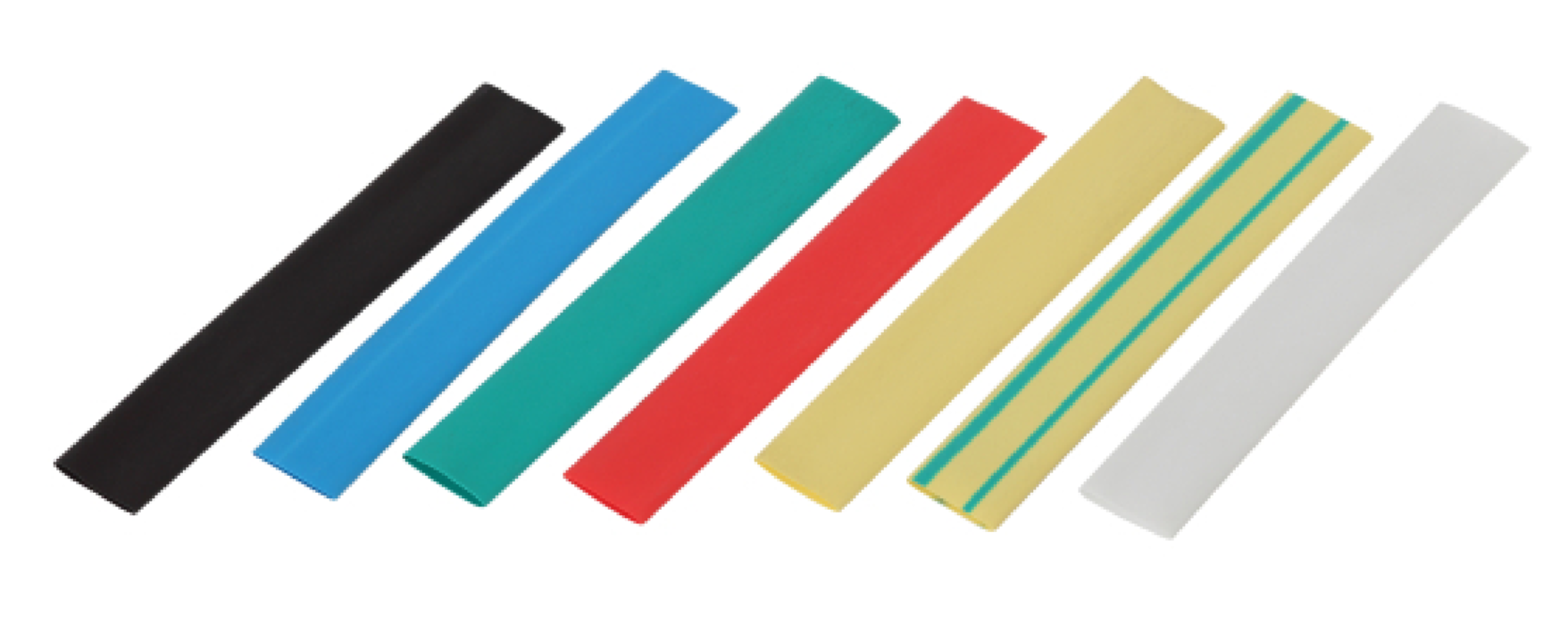 Термоусадочная трубка ЭРА ТУТнг без клеевого слоя 25/12.5 полиолефин , набор 7 цветов по 3 шт, 100мм, Б0038926 / термотрубка