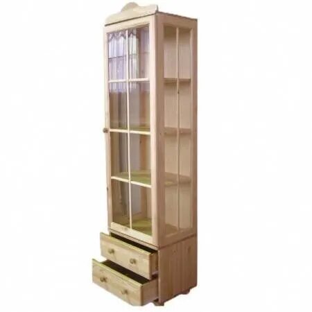 Книжный шкаф рианна "Витязь 2", массив сосны, 55 см x 35 см x 200 см