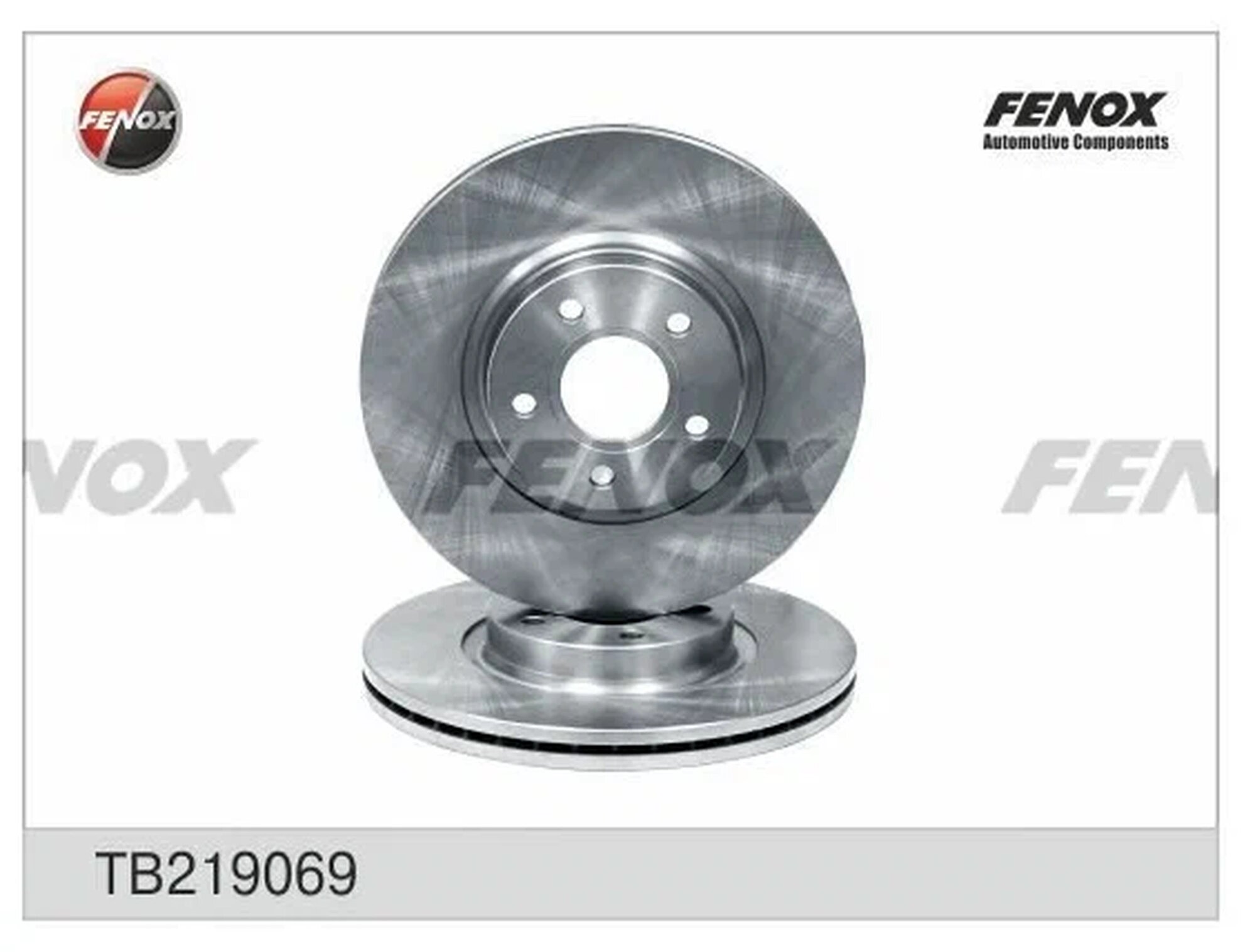 Тормозной диск FENOX TB219069, для Ford Focus II, C-MAX, Kuga, Land Rover Freelander, Volvo C30