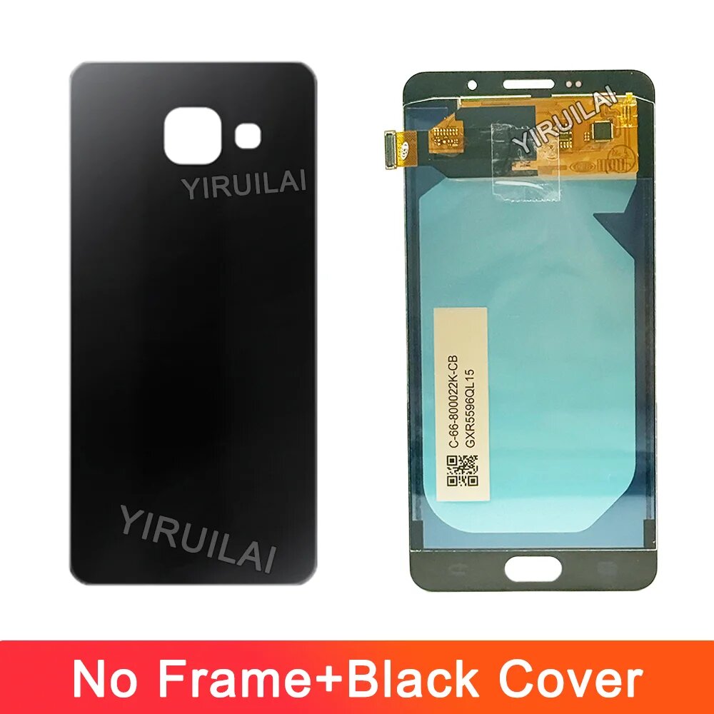 TFT для Samsung Galaxy A7 2016 A710, ЖК-дисплей, дигитайзер сенсорного экрана для Samsung A710F A710M A7100, замена ЖК-экрана Black With Cover