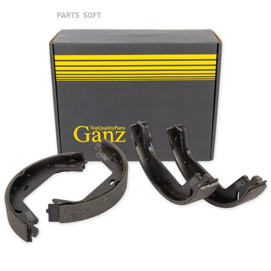 GANZ Колодки барабанные VOLVO S60/S80/V70/XC90/XC70 GANZ GIJ20047