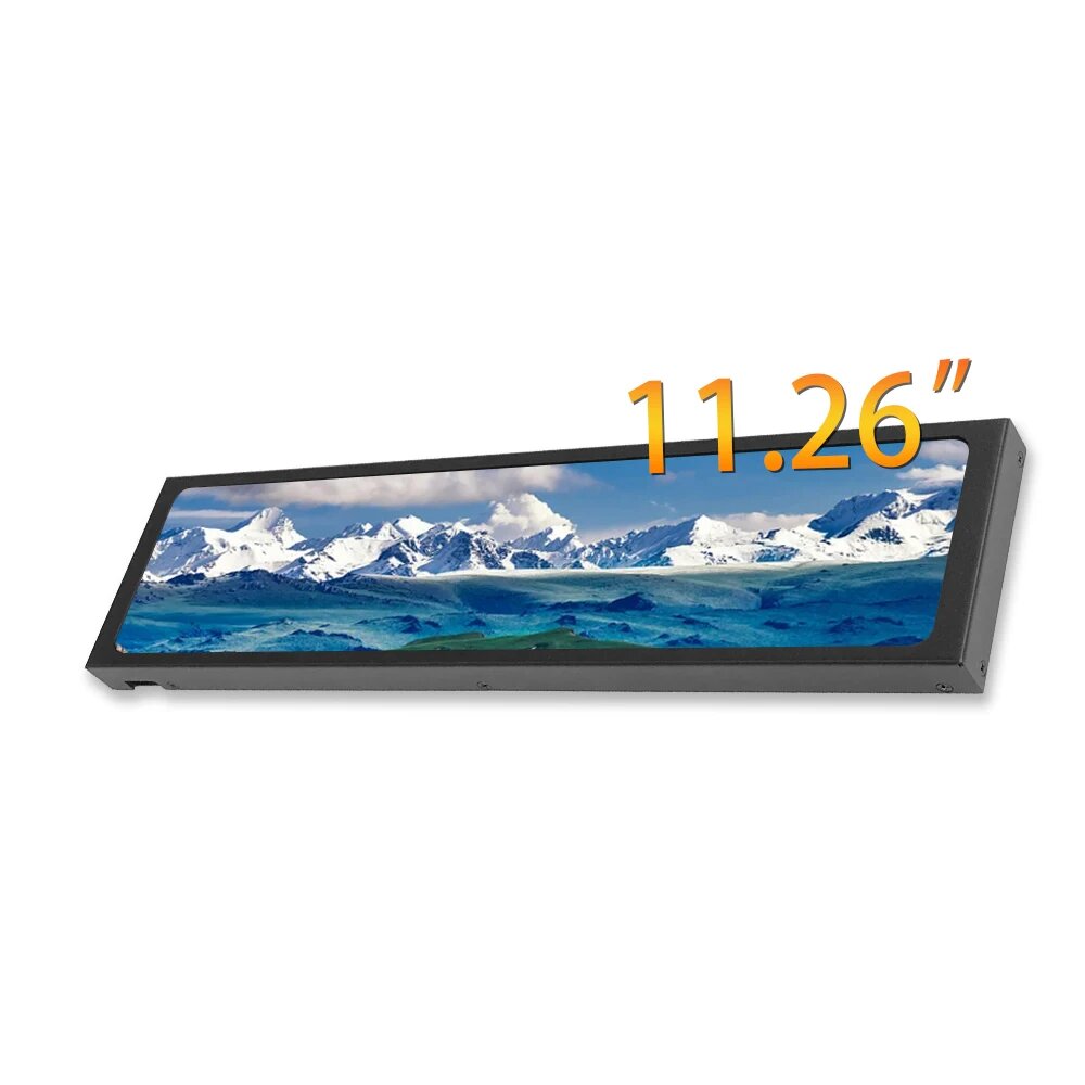 IPS11.26-дюймовый портативный монитор с вспомогательным USB-экраном, 440*1920, подходит для настольного ноутбука, окна, воспроизведения видео, Aida64