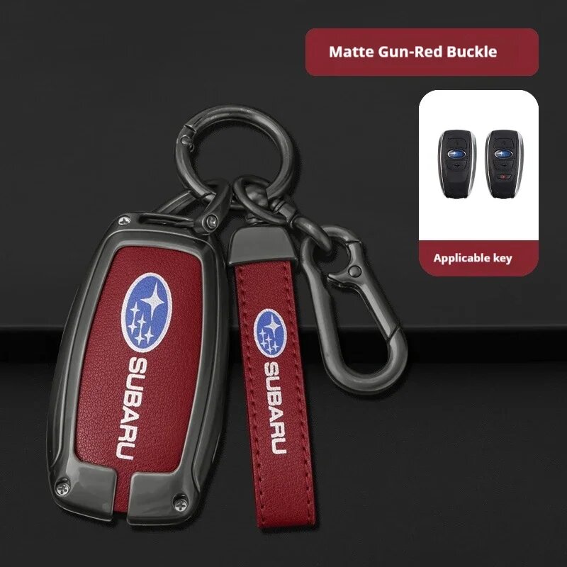 Для Subaru STI Brz Wrx Xv Ascent Forester Outback Impreza Legacy автомобильный чехол для ключей из цинкового сплава, сумка для ключей, металлический корпус для ключей, автоаксессуары