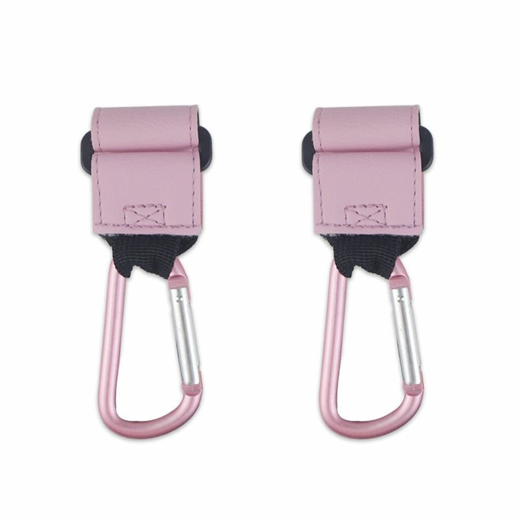 2 крючка для коляски, розовые, 2 шт. в упаковке