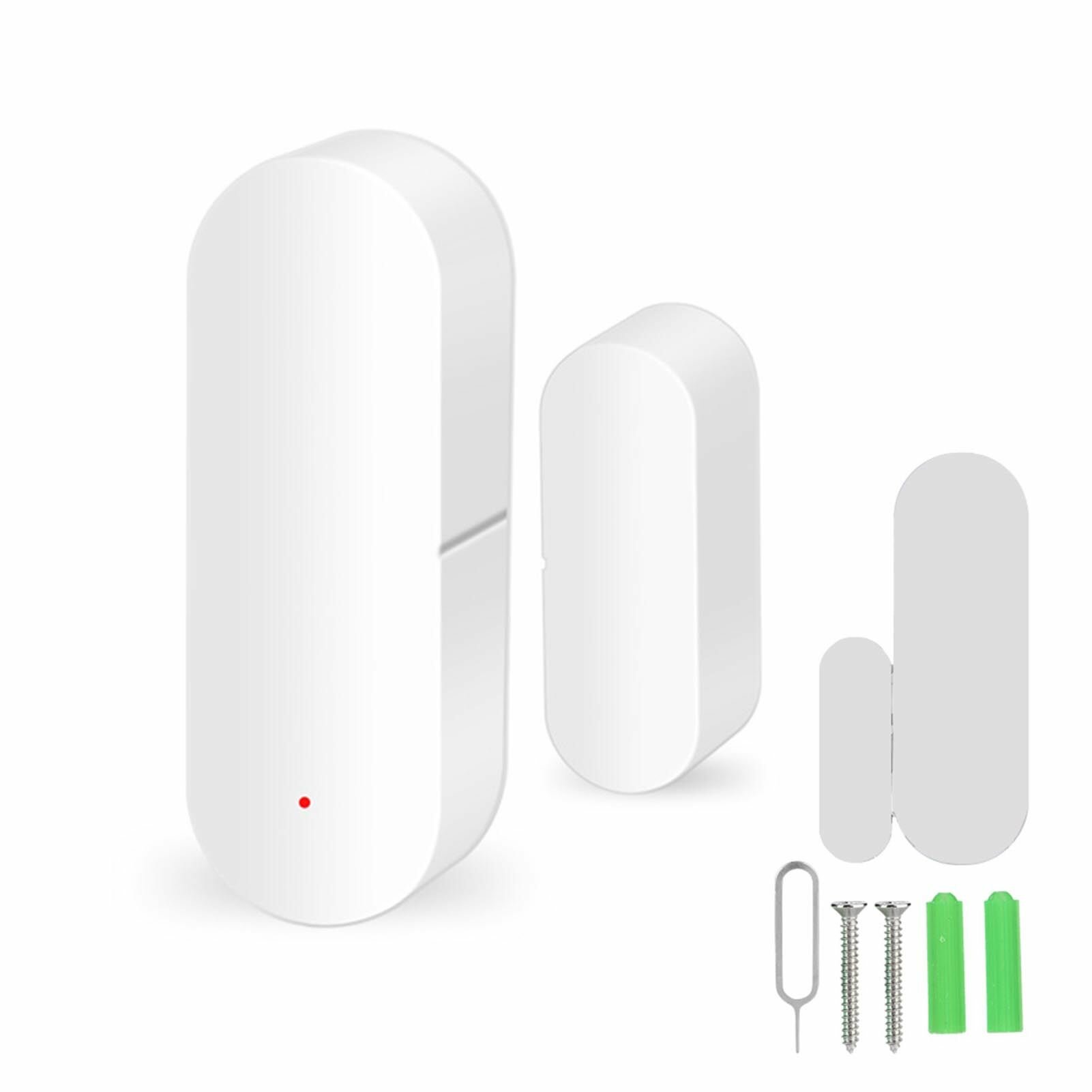 Умный датчик открытия/закрытия двери и окна Wi-Fi, с оповещением на телефон, 2.4G, белый
