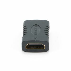 Переходник HDMI-HDMI Cablexpert A-HDMI-FF, 19F/19F, золотые разъемы, пакет
