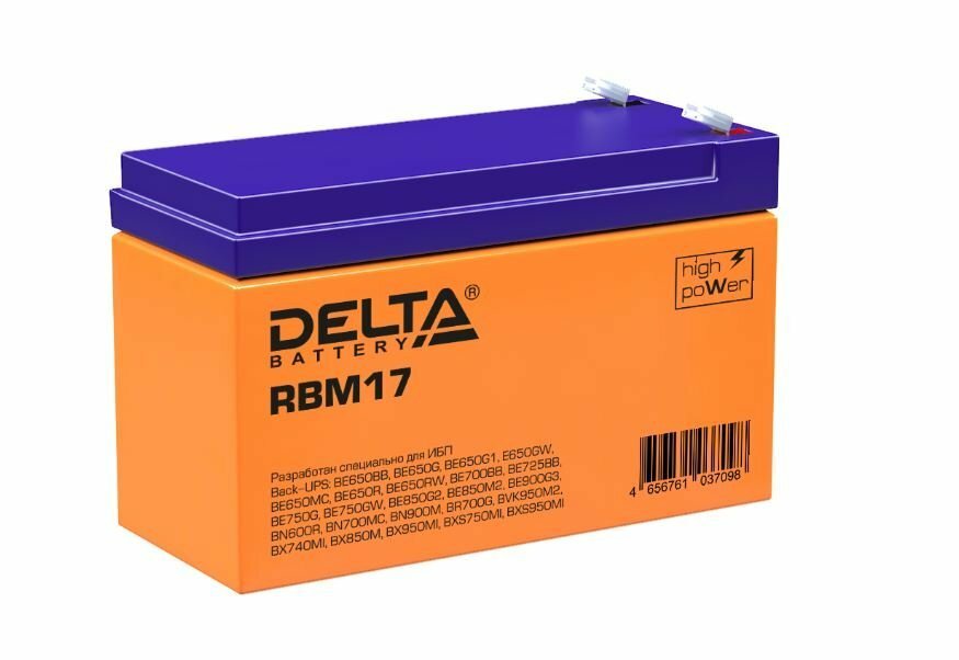 Батарея для ИБП Delta RBM17 12В 9Ач