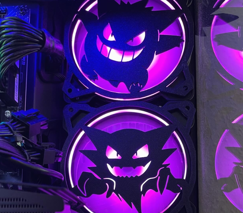 3D Print. Защитная решетка вентилятора ПК 120 мм. Пластик. Комплект 3 шт.