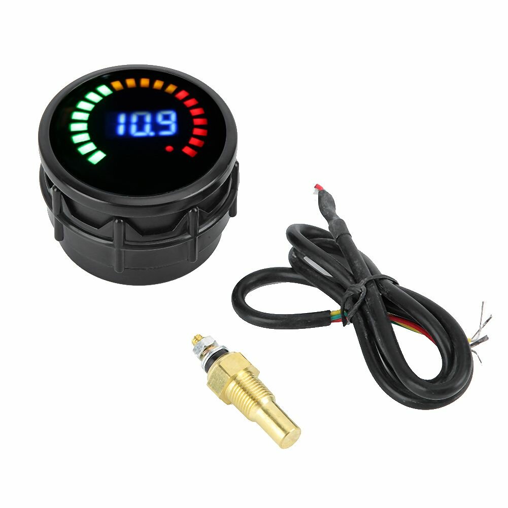 52мм LED датчик температуры масла 12В