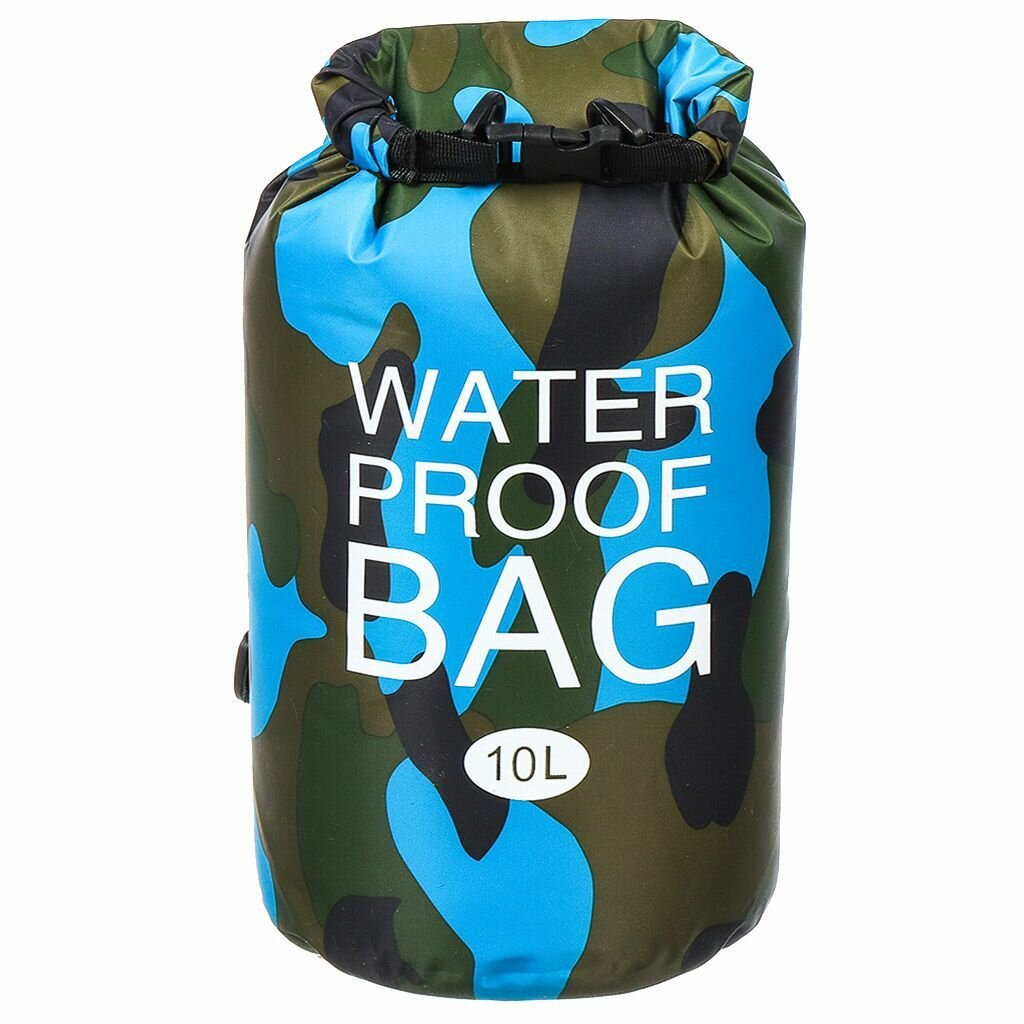 Гермомешок 10 л, 50х30 см, с плечевым ремнем, T2023-039