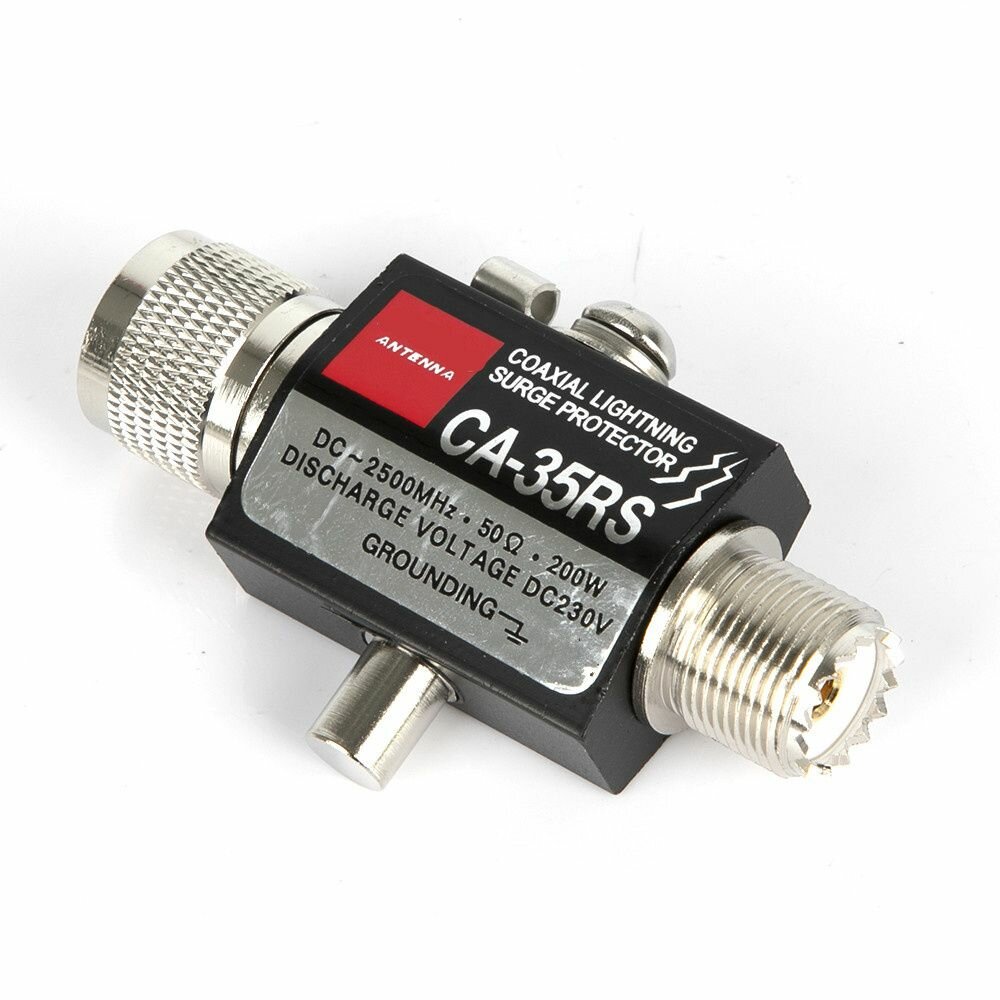 Коаксиальный разрядник для наружной антенны Ca-35Rs, защита от грозовых разрядов, разъем UHF типа мама - папа , защита от грозовых разрядов