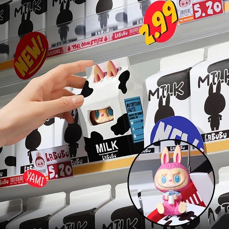 POP MART THE MONSTERS Wacky Mart Series, Белый, Milk