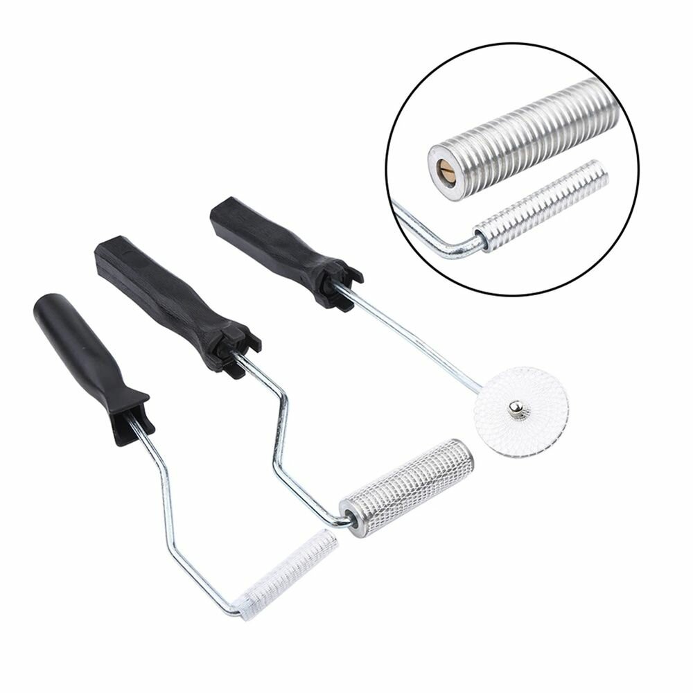 Набор инструментов для ламинирования из 3-х стекловолоконных пузырьковых роликов для смолы frp grp