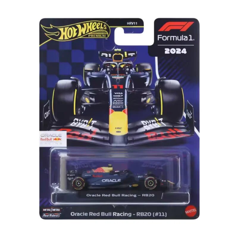 Hot Wheels Premium F1 Series Oracle Red Bull Racing-RB20 #1 #11 металлические модели автомобилей 1:43