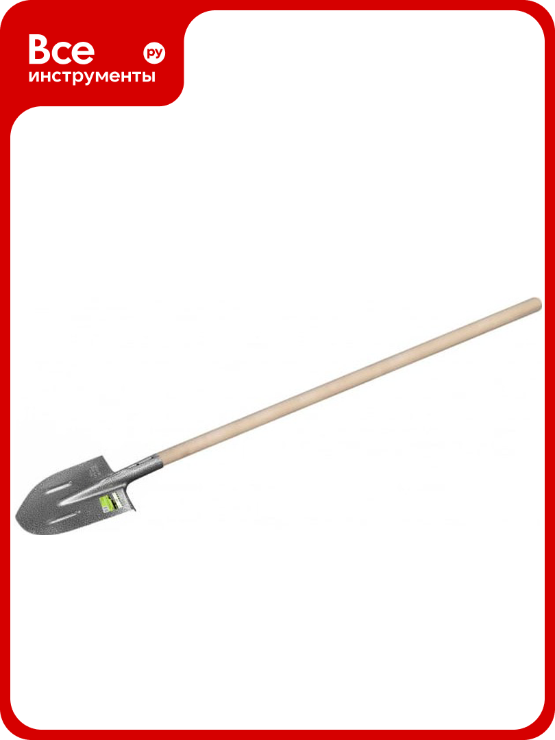 Штыковая лопата с черенком Pobedit копалыч рельсовая сталь 8025142 усиленной конструкции