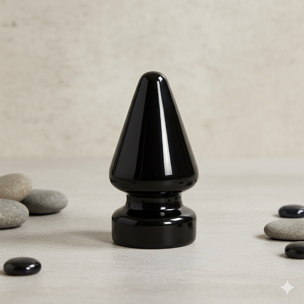 Анальная пробка большого размера без вибрации TitanMen® Tools - Butt Plug - 4.5 Dia