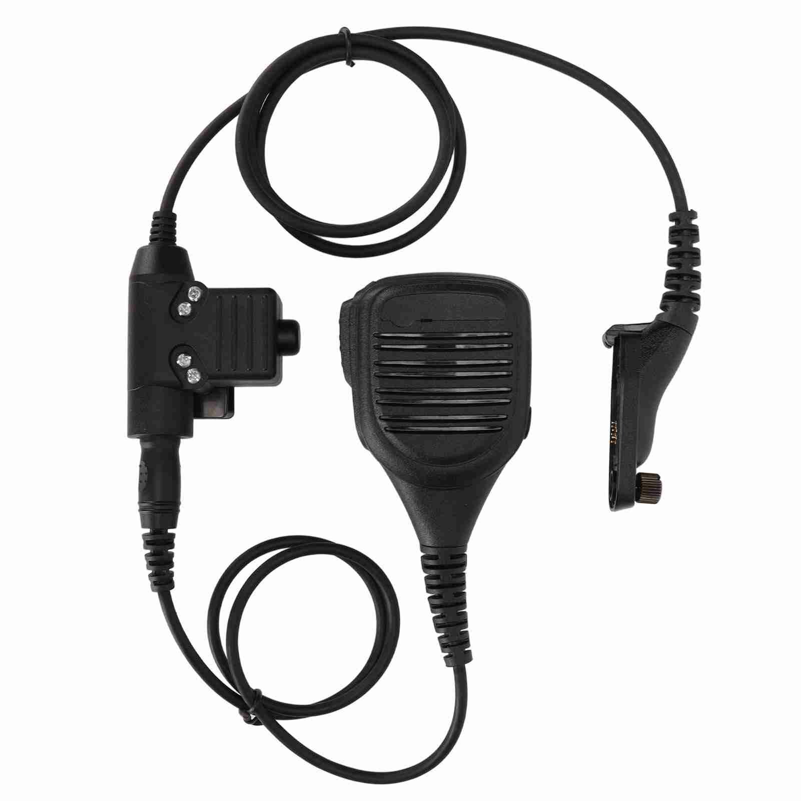 7.1mm Shoulder Microphone Handheld 2 Way Radio Speaker Mic with U94 PTT for MOTOROLA XIR P8268 P8668 DP4400 DP4800