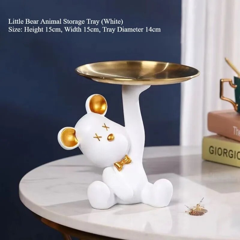 Поднос для хранения Little Bear Animal (White)