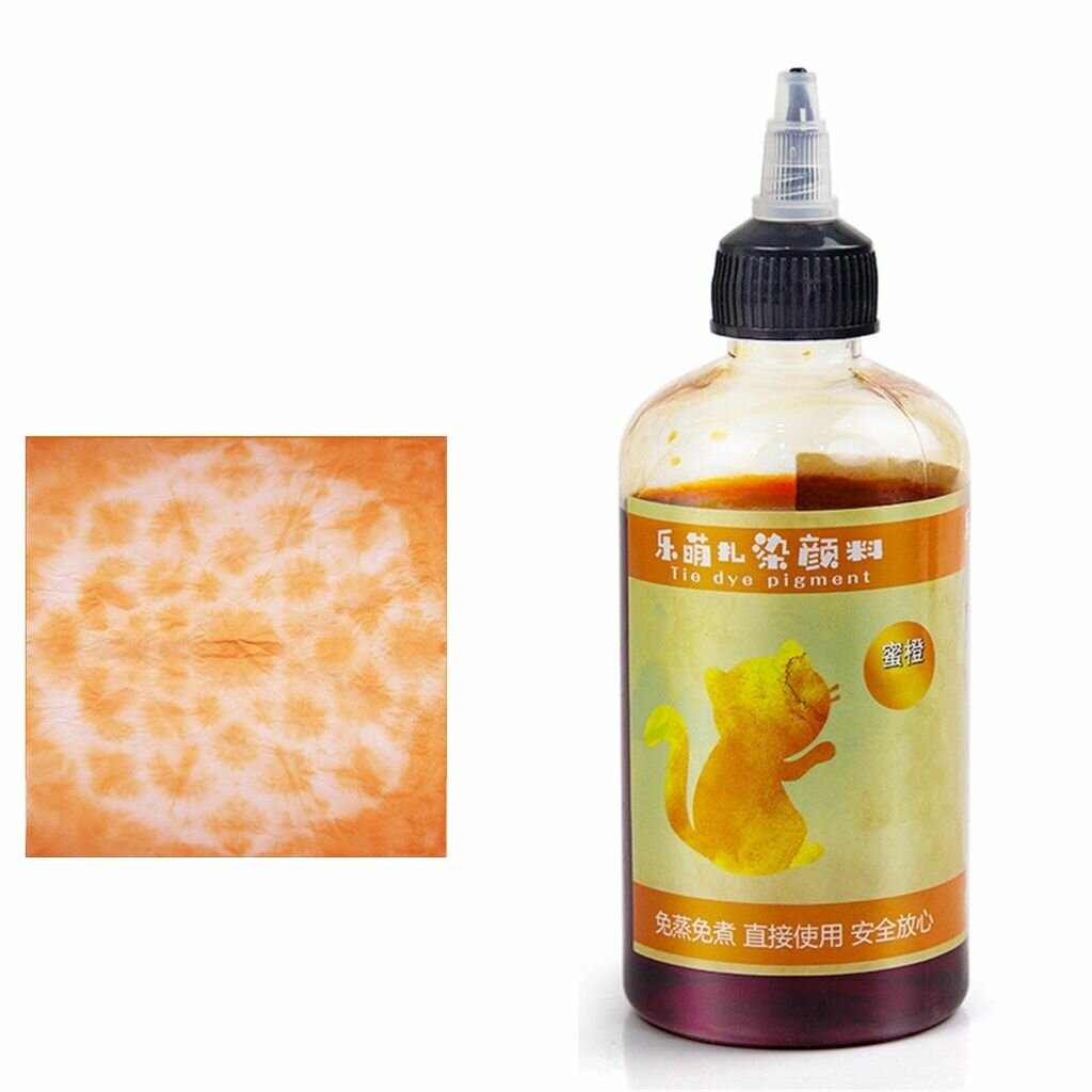Краска для ткани Tie Dye, 250 мл/8,45 унций окрашивания одежды, сумки, цвет, взрослых и детей, ручная работа, ремесло