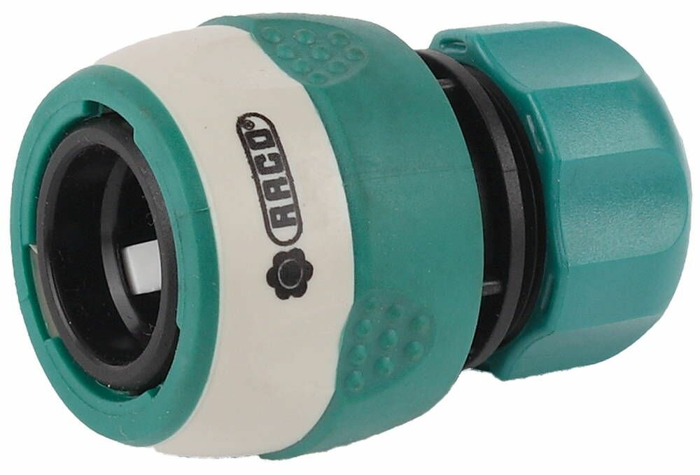 Соединитель для шланга Grinda COMFORT-PLUS, быстросъемный, 1/2", ABS-пластик с TPR