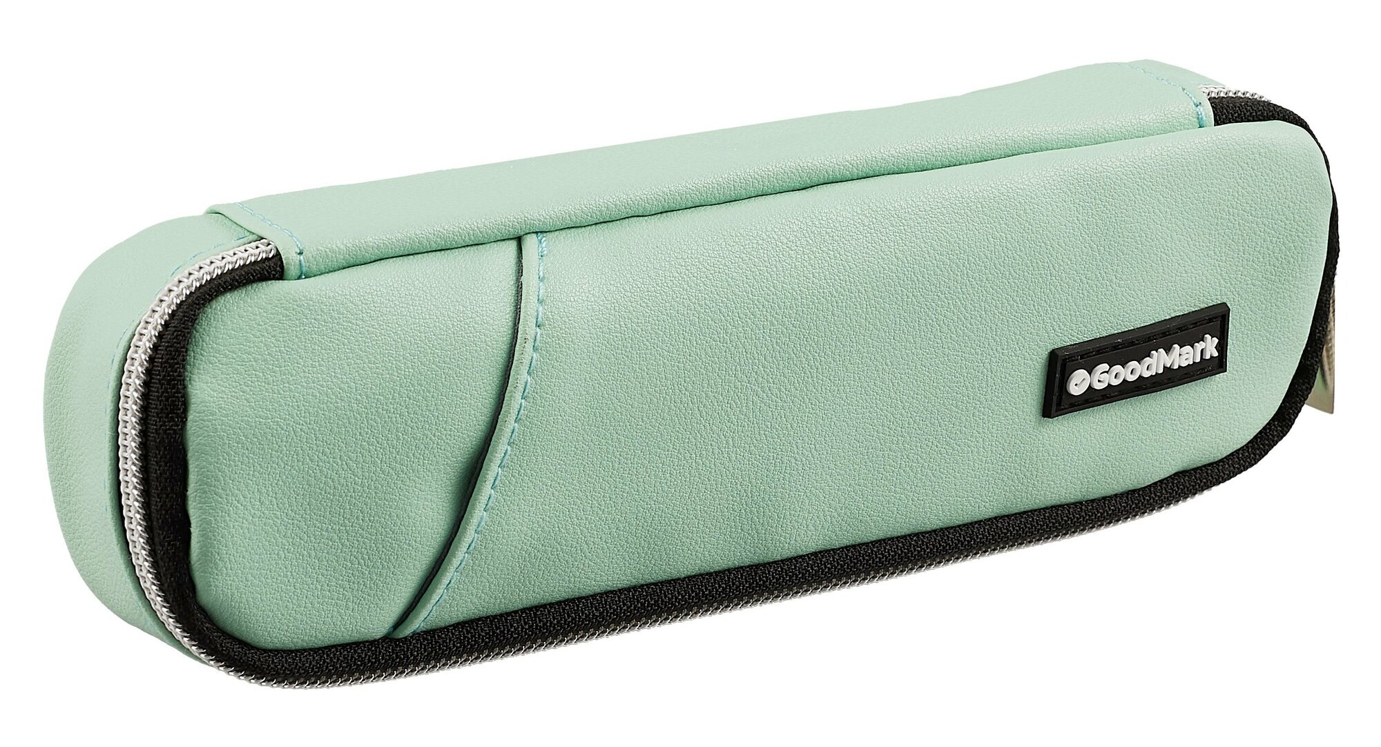 Пенал-косметичка 2 отделения "Private" пастельный мятный, 22*6*4 см