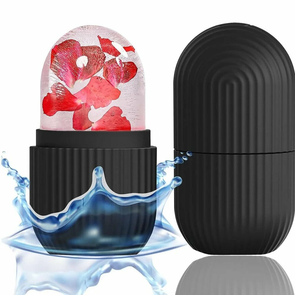 Криосфера. Охлаждающий массажер для лица, шеи, зоны декольте. Роллер. Набор роликовых массажеров. Криомассажер. Ледяной шар от отеков, сфера для льда