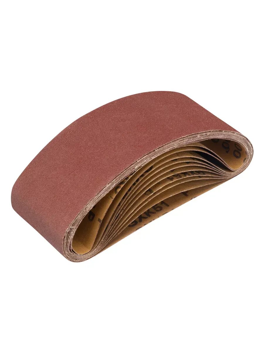 Лента шлифовальная 75 х 457 мм, P 100, 10 штук, MATRIX 74217