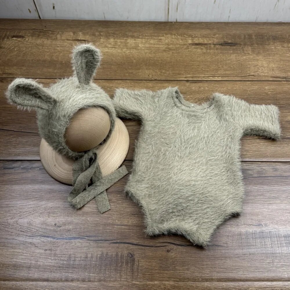 Мягкий вязаный реквизит для фотосессии новорожденных, очаровательный вязаный детский наряд для косплея, милые легкие аксессуары для детской фотосессии