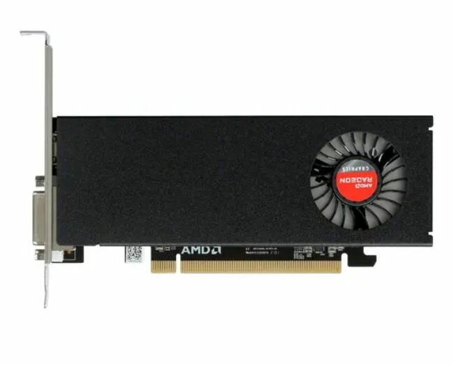 Видеокарта PowerColor AMD Radeon 550 LP (AXRX 550 2GBD5-HLEV2) - PCI-E 3.0, 2 ГБ, GDDR5, 64 бит, DVI-D, HDMI, GPU 1100 МГц