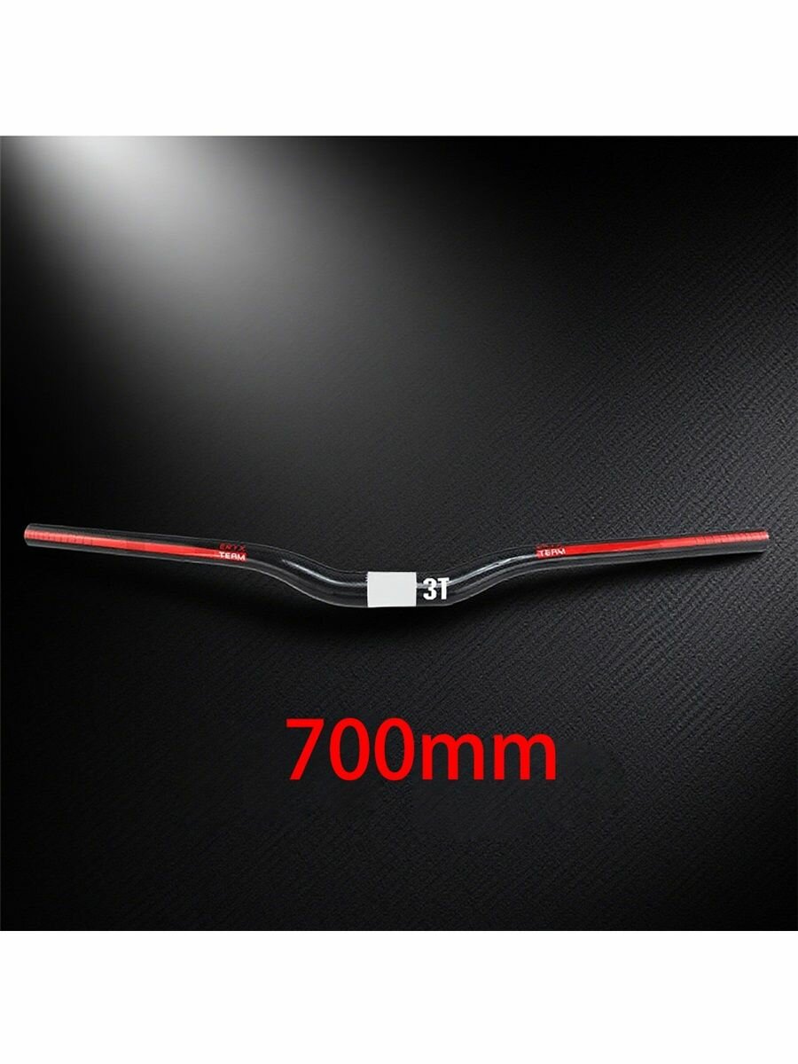 3T руль MTB Высококачественный знаменитый карбоновый , плоский или подъемный, 31,8x700 720 740 мм