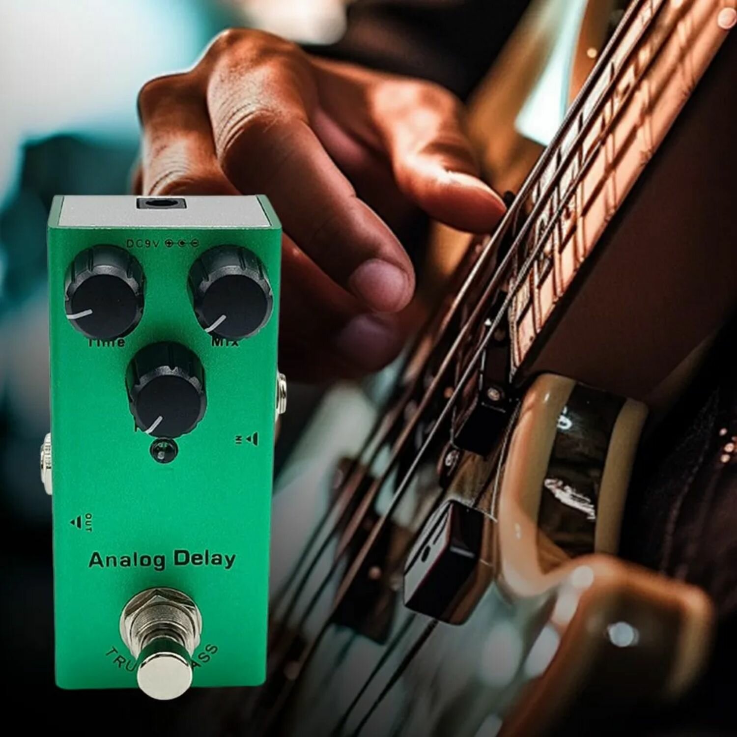 Миниатюрный аналоговый процессор задержки для электрогитары