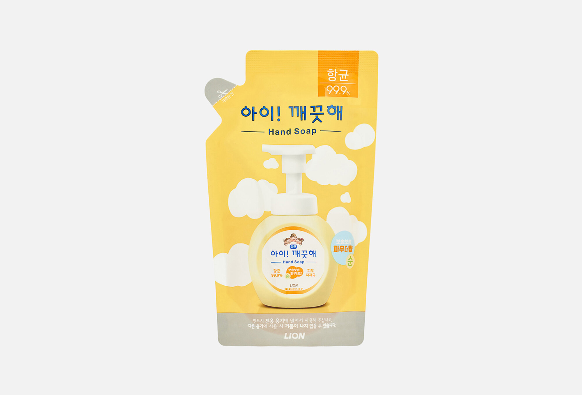 Мыло-пена для рук CJ LION Aikekute for sensitive skin 200 мл