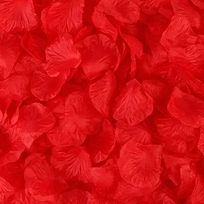 Искусственные лепестки роз красные, 1000PCS