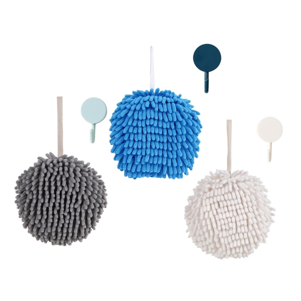 Полотенце для рук 3ШТ Универсальное мягкое гандбольное для впитывания пота и жира в любых условиях Сильное впитывающее средство многоразового использования