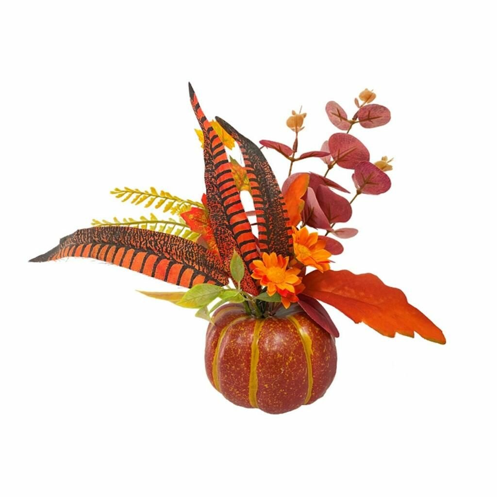 Праздничное оформление, Украшение из тыквы с имитацией Хэллоуина-A7763