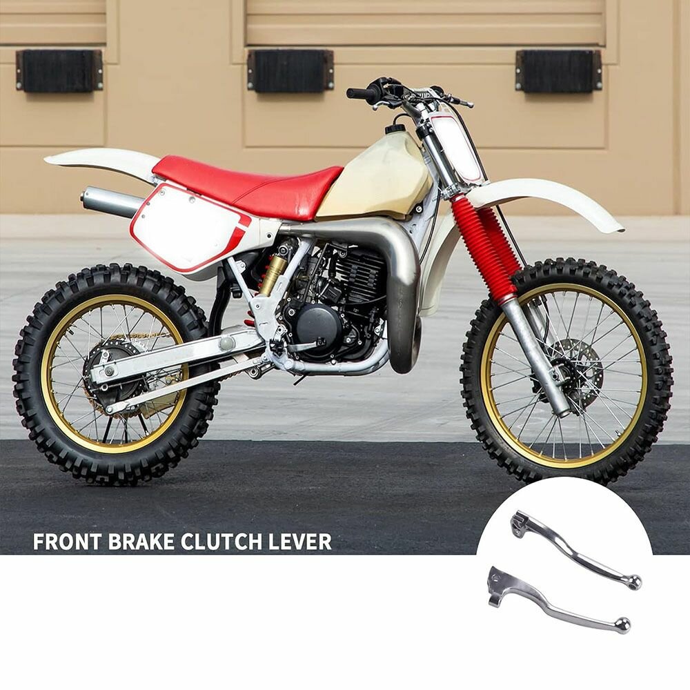 Комплект рычагов тормоза и сцепления для yamaha tw200 xt225 xt250 xt350 yz80 yz250 yz490