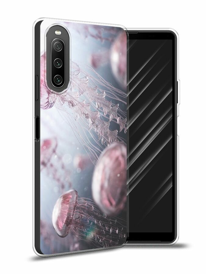 Чехол на Sony Xperia 10 IV / Сони Иксперия 10 IV с принтом "Медузы"