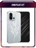 Чехол на OnePlus 13T / Ван Плас 13Т с принтом "Ветка с листочками и цветами", пр...